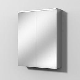 Sanipa Reflection Aluminium-Spiegelschrank ARND 60 mit LED-Leuchtpanel, AU3706L AU3706L