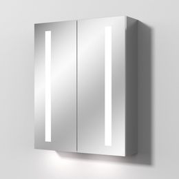 Sanipa Reflection Aluminium-Spiegelschrank ALEX 60 mit LED-Beleuchtung, AU3116L AU3116L