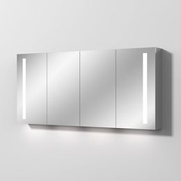 Sanipa Reflection Aluminium-Spiegelschrank ALEX 160 mit LED-Beleuchtung, AU3206L AU3206L