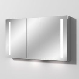 Sanipa Reflection Aluminium-Spiegelschrank ALEX 130 mit LED-Beleuchtung, AU4176L AU4176L