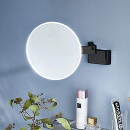 Emco LED-Rasier- und Kosmetikspiegel 2-armig, 3-fach, rund, D: 209 mm, 109513331 109513331
