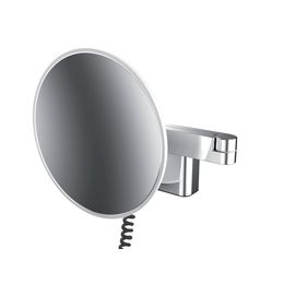 Emco LED-Rasier- und Kosmetikspiegel 2-armig, 5-fach, rund, D: 209 mm Y, 109506040 109506040