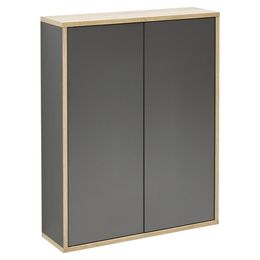 Fackelmann FINN Doppel-Hängeschrank ,60x75x20,5,Anth-AsEi,2T, Push, 84621 84621