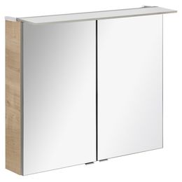 Fackelmann Spiegelschrank B.perfekt 80x69,5x23,5,AstEi,2T,Box, 84112 84112