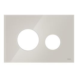 TECEloop Blende für WC-Betätigungsplatte Glas lichtbeige, 9240617 9240617