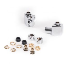 Terma Set Regelventil DEXTER GZ 1/2" - &Oslash;16x2, &Oslash;15 rechts, TGERCD2-CR, Chrom TGERCD2-CR