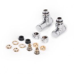 Terma Set Regel-Eckventil CYLINDER GZ 1/2" - &Oslash;16x2, &Oslash;15 , WRZRCK1-CR, Chrom WRZRCK1-CR