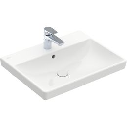 Villeroy & Boch Villeroy & Boch Waschtisch Avento 4158 600x470mm 1 Hahnloch, mit Überlauf, WeißAlpin 41586001