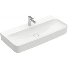 Villeroy & Boch Villeroy & Boch Waschtisch Finion 4168 1000x470mm 1 Hahnloch, geschliffen, Weiß Alpin Ceramicplus 41681BR1