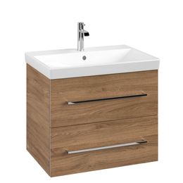 Villeroy & Boch Villeroy & Boch Avento Waschbeckenunterschrank, 2 Auszüge, 626 x 514 x 452 mm, Kansas Oak A89000RH