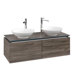 Villeroy & Boch Villeroy & Boch Legato Waschbeckenunterschrank, 2 Auszüge, 1200 x 380 x 500 mm, Stone Oak / Stone Oa B58300RK