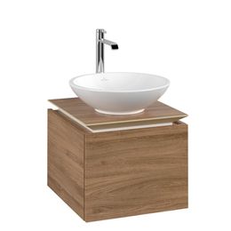 Villeroy & Boch Villeroy & Boch Legato Waschbeckenunterschrank, 1 Auszug, 450 x 380 x 500 mm, Kansas Oak / Kansas Oa B56500RH