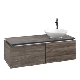 Villeroy & Boch Villeroy & Boch Legato Waschbeckenunterschrank, 2 Auszüge, 1200 x 380 x 500 mm, Stone Oak / Stone Oa B58100RK