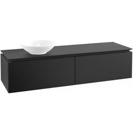 Villeroy & Boch Villeroy & Boch Waschtischunterschrank Legato B11600 1600x380x500mm Waschtisch links Black Matt Lacq B59500PD