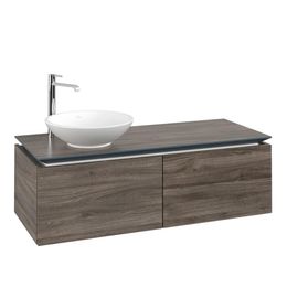 Villeroy & Boch Villeroy & Boch Legato Waschbeckenunterschrank, 2 Auszüge, 1200 x 380 x 500 mm, Stone Oak / Stone Oa B57900RK