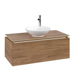 Villeroy & Boch Villeroy & Boch Legato Waschbeckenunterschrank, 1 Auszug, 1000 x 380 x 500 mm, Kansas Oak / Kansas O B57100RH