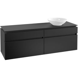 Villeroy & Boch Villeroy & Boch Waschtischunterschrank Legato B13800 1600x550x500mm Waschtisch rechts Black Matt Lac B59800PD