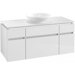 Villeroy & Boch Villeroy & Boch Waschtischunterschrank Legato B244L0, WT mittig Glossy White, B244L0DH B578L0DH