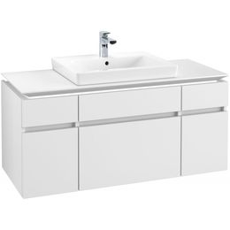 Villeroy & Boch Villeroy & Boch Waschtischunterschrank Legato B250L0, WT mittig White Matt, B250L0MS B683L0MS