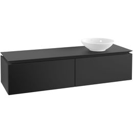 Villeroy & Boch Villeroy & Boch Waschtischunterschrank Legato B11800 1600x380x500mm Waschtisch rechts Black Matt Lac B59700PD