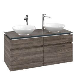 Villeroy & Boch Villeroy & Boch Legato Waschbeckenunterschrank, 4 Auszüge, 1200 x 550 x 500 mm, Stone Oak / Stone Oa B58400RK