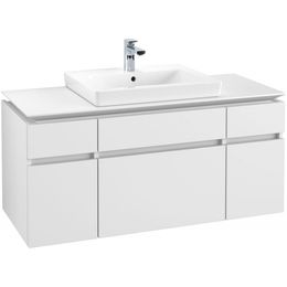 Villeroy & Boch Villeroy & Boch Waschtischunterschrank Legato B25000, WT mittig White Matt, B25000MS B68300MS