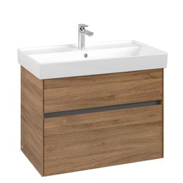 Villeroy & Boch Villeroy & Boch Collaro Waschbeckenunterschrank, 2 Auszüge, 754 x 546 x 444 mm, Kansas Oak C01000RH