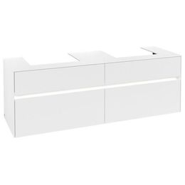 Villeroy & Boch Villeroy & Boch Waschtischunterschrank Collaro C021B0 1600x548x500mm mit Beleuchtung C021B0MS