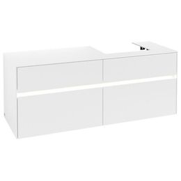 Villeroy & Boch Villeroy & Boch Waschtischunterschrank Collaro C075B0 1400x548x500mm mit Beleuchtung C075B0MS