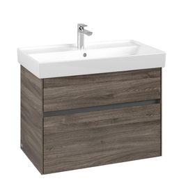 Villeroy & Boch Villeroy & Boch Collaro Waschbeckenunterschrank, 2 Auszüge, 754 x 546 x 444 mm, Stone Oak C01000RK