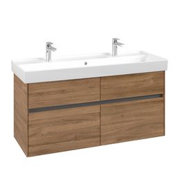 Villeroy & Boch Villeroy & Boch Collaro Waschbeckenunterschrank, 4 Auszüge, 1154 x 546 x 444 mm, Kansas Oak C01200RH