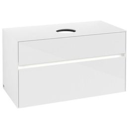 Villeroy & Boch Villeroy & Boch Waschtischunterschrank Collaro C038B0 1000x548x500mm mit Beleuchtung C038B0DH