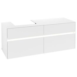 Villeroy & Boch Villeroy & Boch Waschtischunterschrank Collaro C074B0 1400x548x500mm mit Beleuchtung C074B0MS