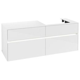 Villeroy & Boch Villeroy & Boch Waschtischunterschrank Collaro C086B0 1400x548x500mm mit Beleuchtung C086B0DH