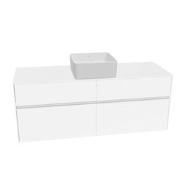 Villeroy & Boch Villeroy & Boch Waschtischunterschrank Collaro C045 1400x548x500mm 4 Ausz. Waschtisch m.tig White Ma C04500MS