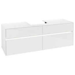 Villeroy & Boch Villeroy & Boch Waschtischunterschrank Collaro C077B0 1600x548x500mm mit Beleuchtung C077B0DH