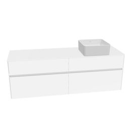 Villeroy & Boch Villeroy & Boch Waschtischunterschrank Collaro C051 1600x548x 500mm 4 Ausz. Waschbecken re White Mat C05100MS