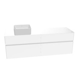 Villeroy & Boch Villeroy & Boch Waschtischunterschrank Collaro C050 1600x548x500mm 4 Ausz. Waschtisch li Glossy Whit C05000DH