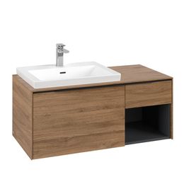 Villeroy & Boch Villeroy & Boch Subway 3.0 Waschbeckenunterschrank, 2 Auszüge, 1001 x 423 x 500 mm, Kansas Oak / Kan C57201RH