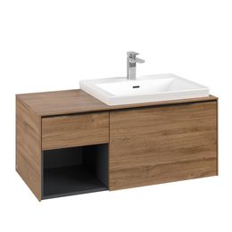 Villeroy & Boch Villeroy & Boch Subway 3.0 Waschbeckenunterschrank, 2 Auszüge, 1001 x 423 x 500 mm, Kansas Oak / Kan C57101RH