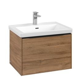 Villeroy & Boch Villeroy & Boch Subway 3.0 Waschbeckenunterschrank, 1 Auszug, 622 x 432 x 478 mm, Kansas Oak / Kansa C57501RH