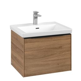 Villeroy & Boch Villeroy & Boch Subway 3.0 Waschbeckenunterschrank, 1 Auszug, 572 x 432 x 462 mm, Kansas Oak / Kansa C57701RH