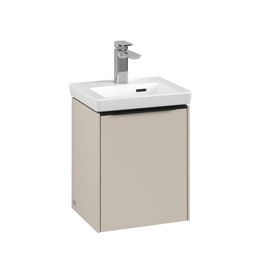 Villeroy & Boch Villeroy & Boch Subway 3.0 Waschbeckenunterschrank, 1 Tür, 351 x 432 x 293 mm, Cashmere Grey / Cashm C58401VN