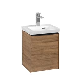 Villeroy & Boch Villeroy & Boch Subway 3.0 Waschbeckenunterschrank, 1 Tür, 351 x 432 x 293 mm, Kansas Oak / Kansas O C58401RH