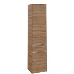 Villeroy & Boch Villeroy & Boch Subway 3.0 Hochschrank, 2 Türen, 1 Auszug, 400 x 1710 x 346,5 mm, Kansas Oak / Kansa C59000RH