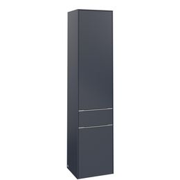 Villeroy & Boch Villeroy & Boch Subway 3.0 Hochschrank, 2 Türen, 1 Auszug, 400 x 1710 x 346,5 mm, Marine Blue / Mari C59100VQ