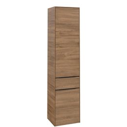 Villeroy & Boch Villeroy & Boch Subway 3.0 Hochschrank, 2 Türen, 1 Auszug, 400 x 1710 x 346,5 mm, Kansas Oak / Kansa C59101RH