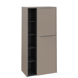 Villeroy & Boch Villeroy & Boch Subway 3.0 Mittelschrank, 2 Türen, 574 x 1200 x 346,5 mm, Taupe / Taupe C59900VM