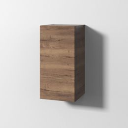 Sanipa Cubes Regalmodul mit 1 Tür, Eiche-Tabak, CT12150 CT12150