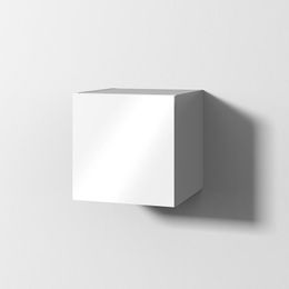 Sanipa Cubes Regalmodul mit 1 Tür, Weiß-Hochglanz, CT12082 CT12082